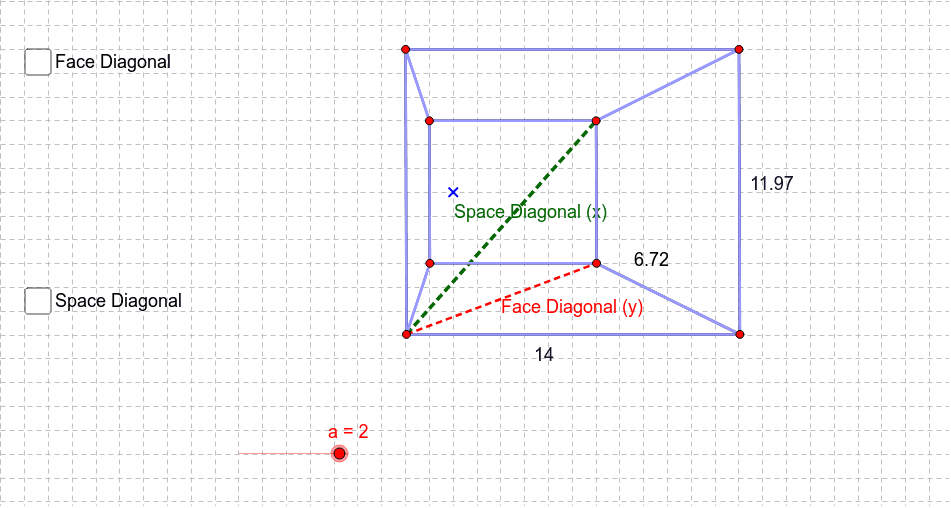 Space Diagonals – GeoGebra