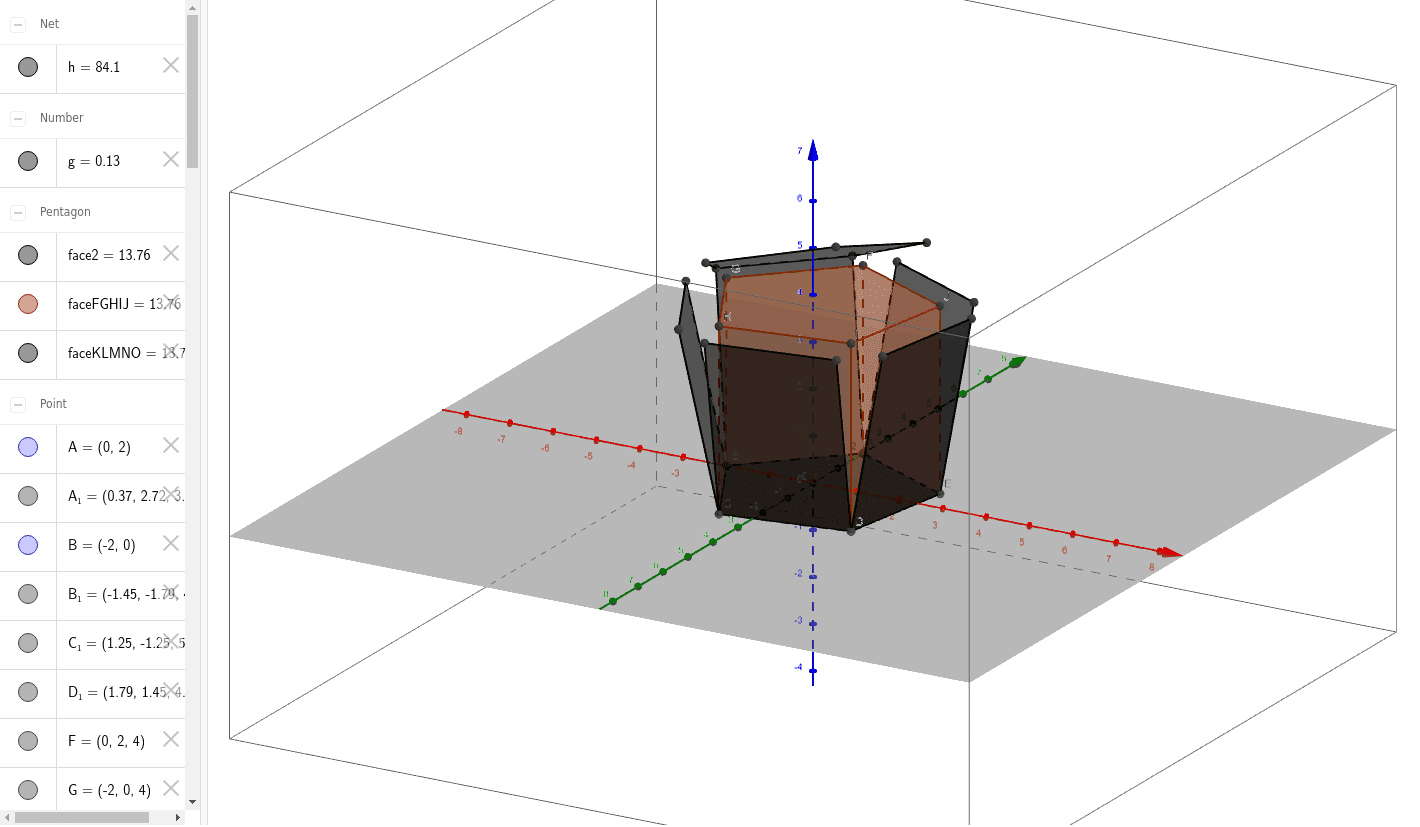 Pentagonal Prism Net