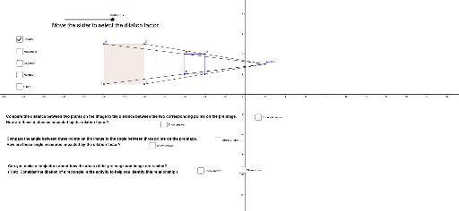 Exploring Properties of Dilations – GeoGebra
