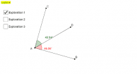Complementary, Supplementary and Conjugate angles – GeoGebra