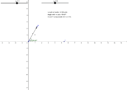 Physics - Vectors and Components – GeoGebra