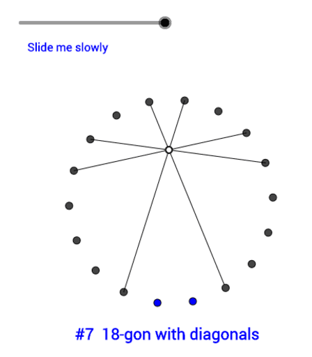 #7 18-gon with diagonals – GeoGebra