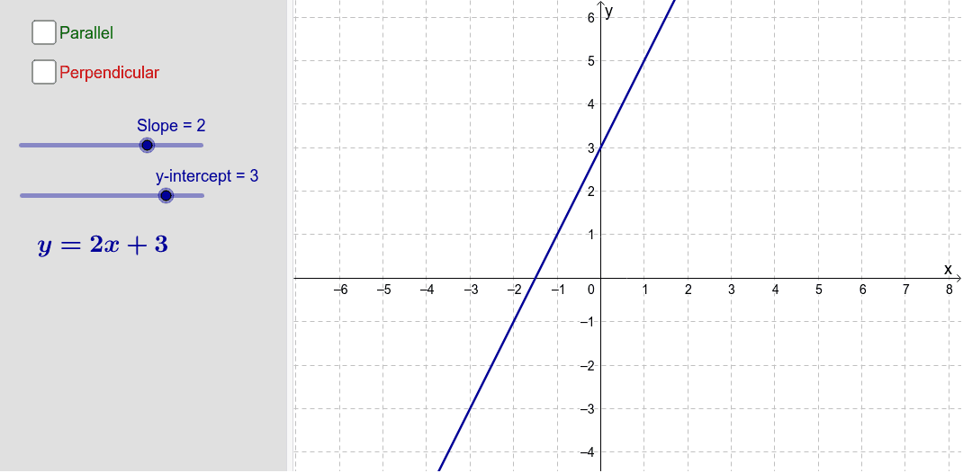 Exploring Parallel and Perpendicular Lines – GeoGebra