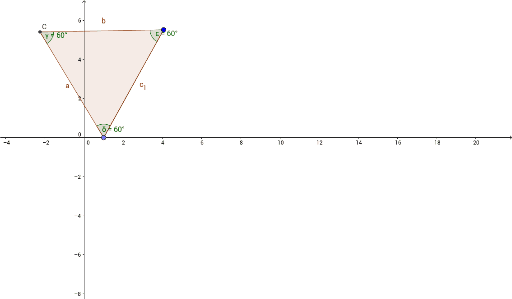 equilateral triangle construction – GeoGebra
