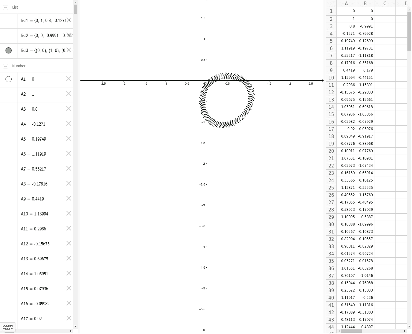 Henon map – GeoGebra