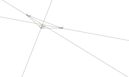 Wyznaczenie Środka Cieżkości w trójkącie rozwatokątnym – GeoGebra