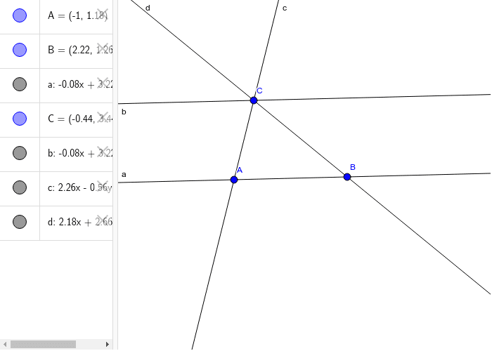 Affine Independence Proof – GeoGebra