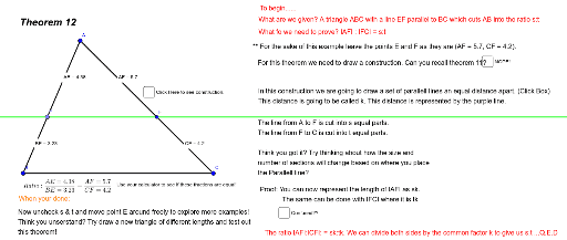 Theorem 12 – GeoGebra