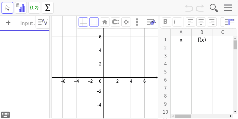 Spreadsheet Activity - Use the Location Principle. – GeoGebra