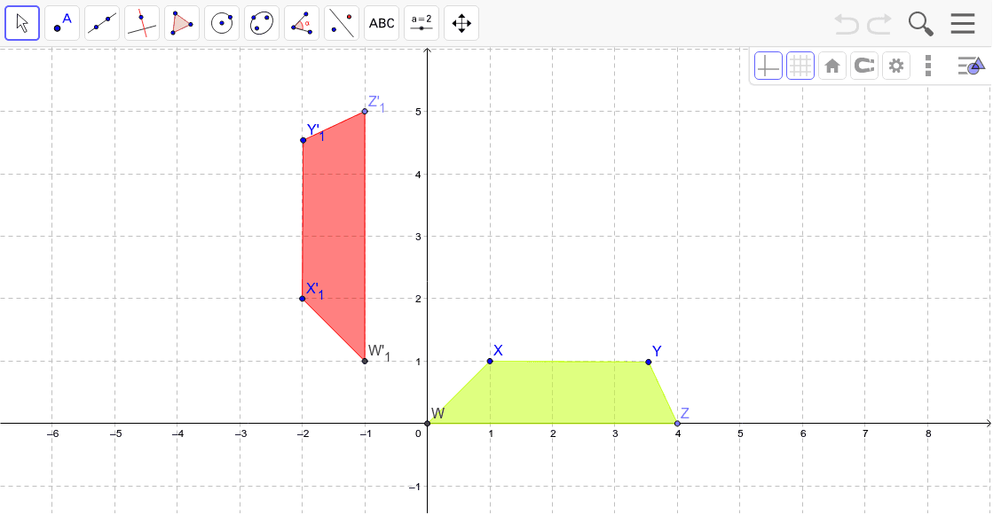 Inv 1.4 Figure 2 - Properties of Transformations – GeoGebra