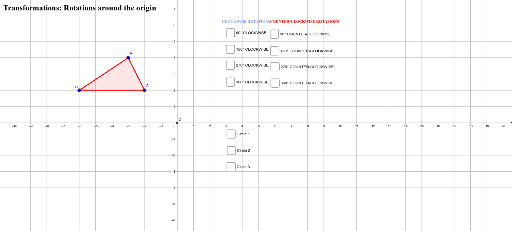 Transformations: Rotations around the origin – GeoGebra