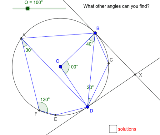 Circular Chasing Angles Edition – GeoGebra