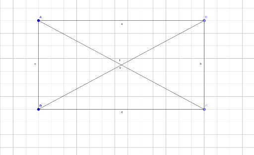 Firkant med given mål – GeoGebra