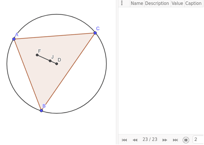 Euler Segment – GeoGebra