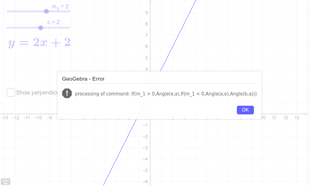 Perpendicular Lines – GeoGebra