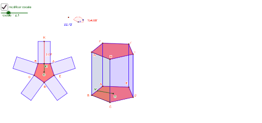 Prisma Recto de Base Pentagonal – GeoGebra
