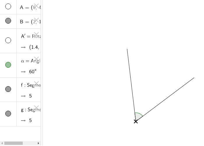 spitzer Winkel – GeoGebra