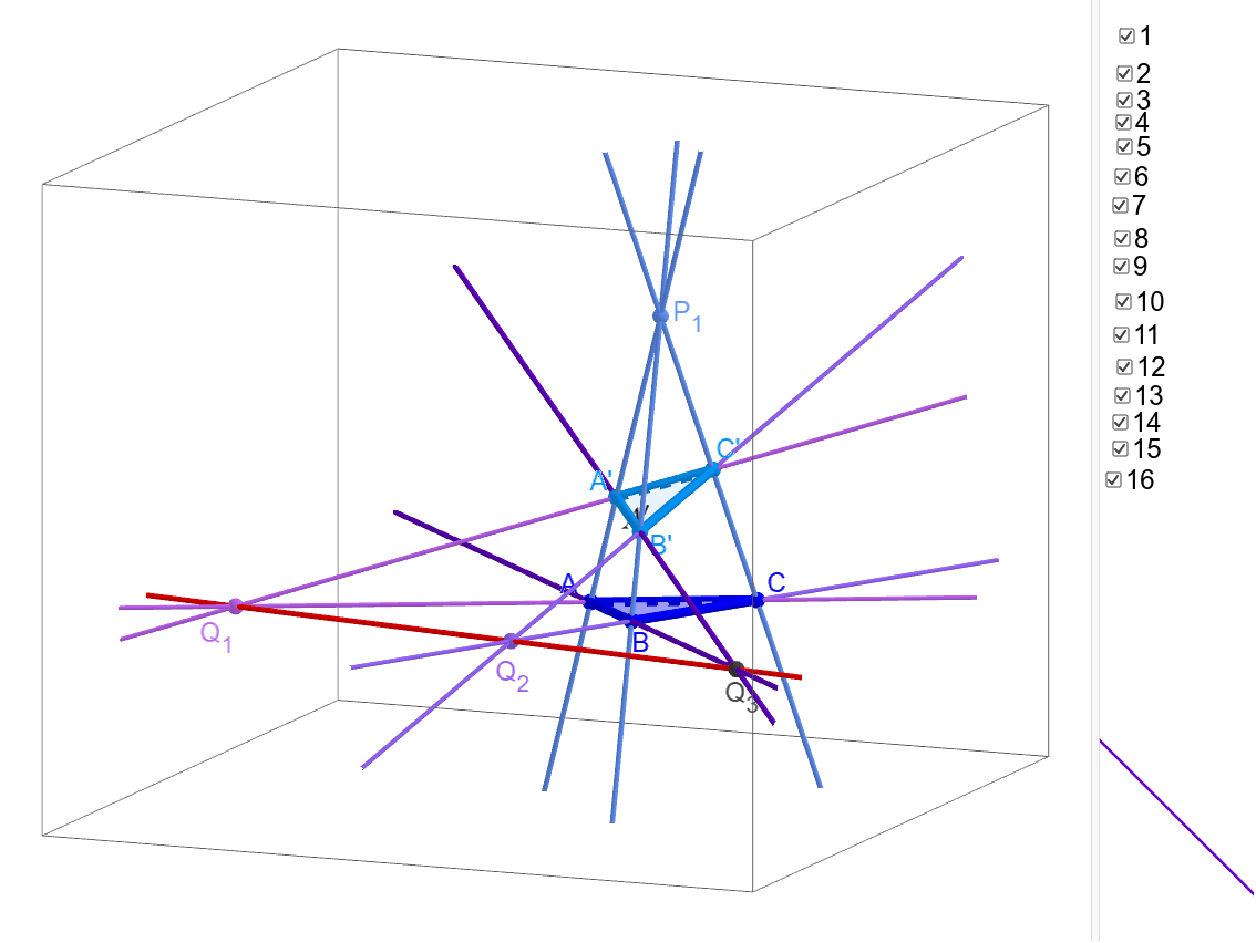 Desargues' Theorem – GeoGebra