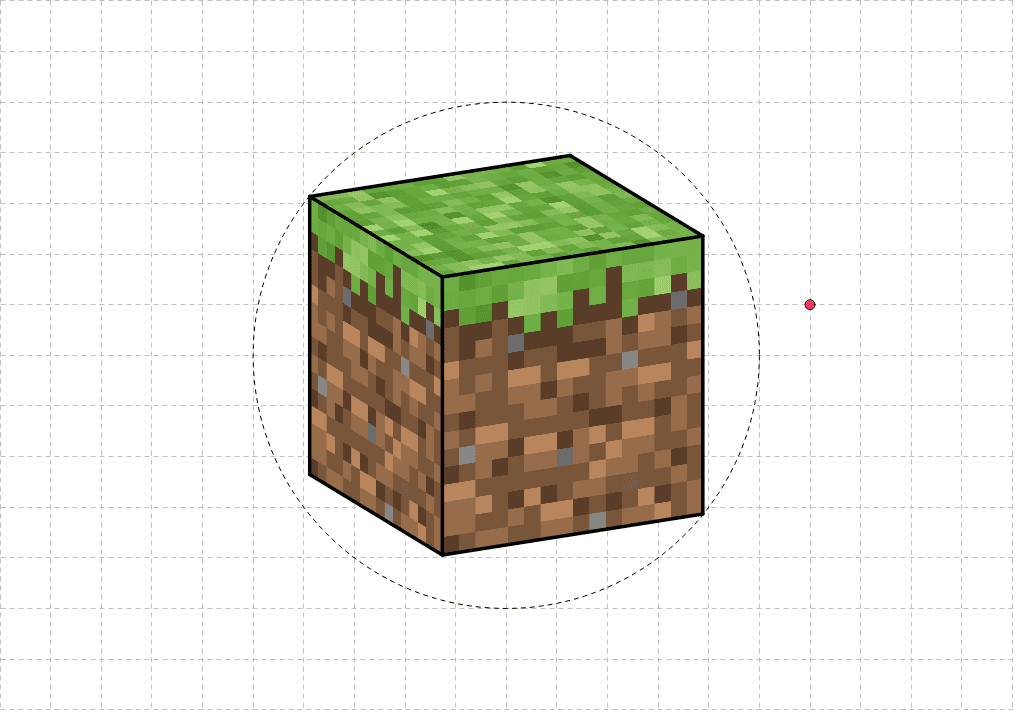 Bloc Minecraft (3D) – GeoGebra