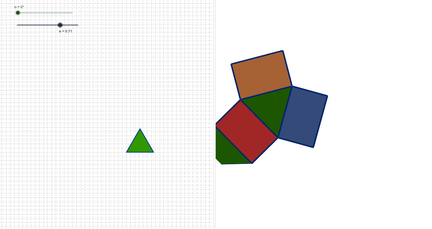 Solids and their Nets – GeoGebra
