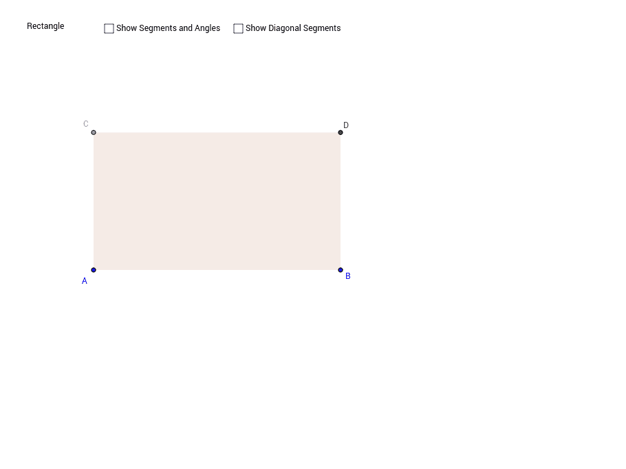 Exploring Rectangles – GeoGebra