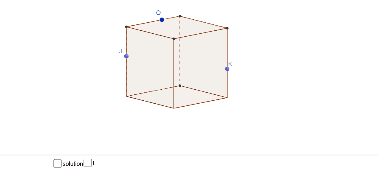 Section d'un cube par un plan – GeoGebra