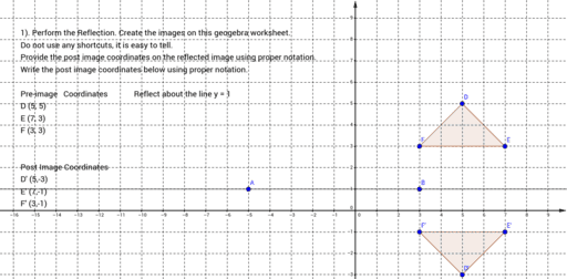 Reflection Practice – GeoGebra