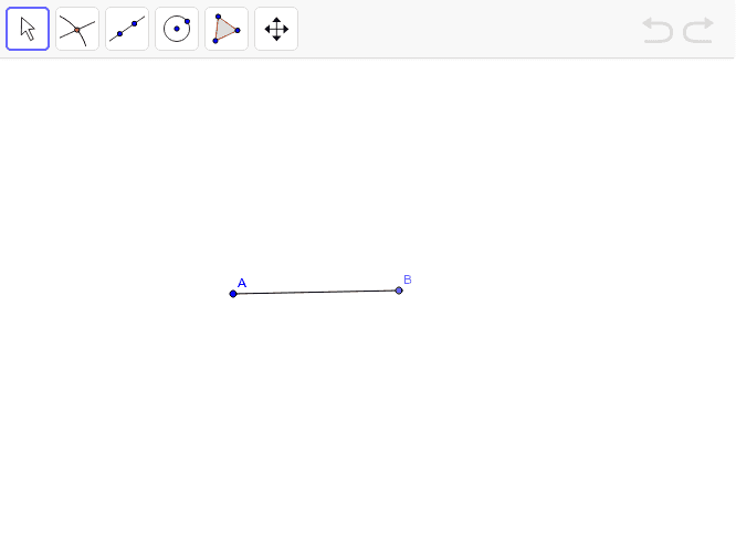 Equilateral Triangle Construction – GeoGebra