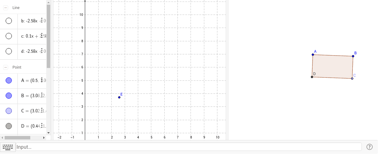 Plotting Graph of Two Variables – GeoGebra