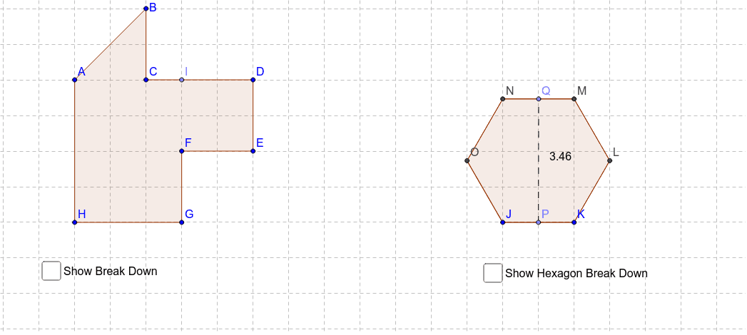 Area Of Polygons Exploration – GeoGebra