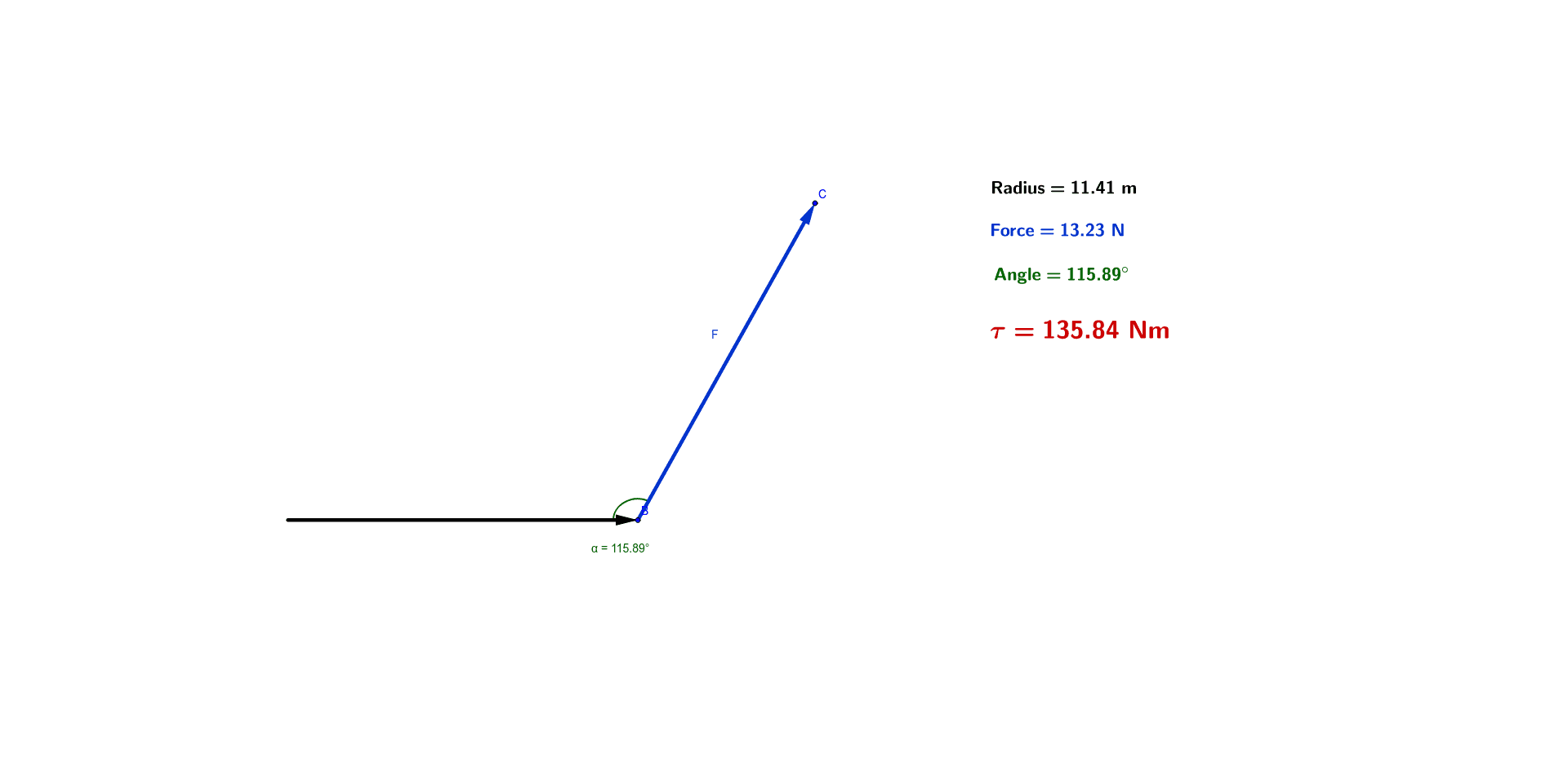 Torque worksheet – GeoGebra