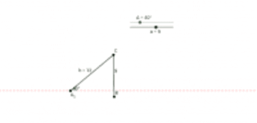 Law of Sine Ambiguous Case – GeoGebra