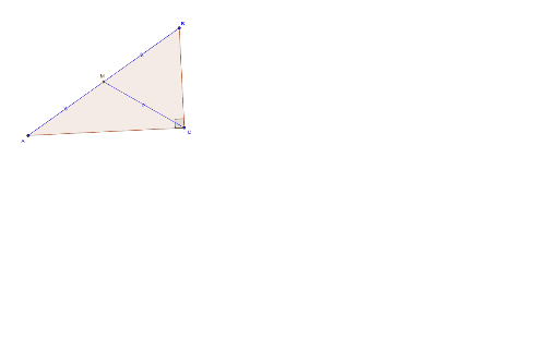 Médiane triangle rectangle – GeoGebra
