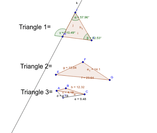 Triangle Inequalities Exploration – GeoGebra