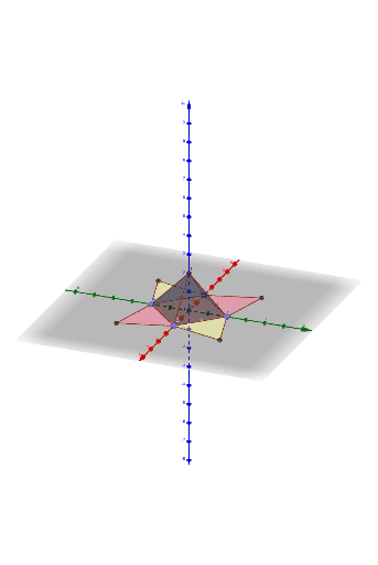 Square based pyramid – GeoGebra