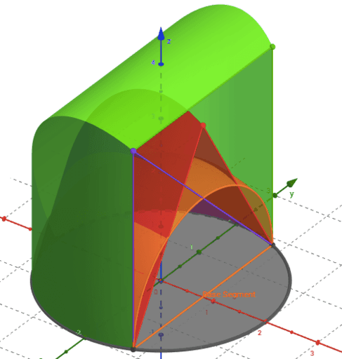 Solids Project - Known Cross Sections – GeoGebra
