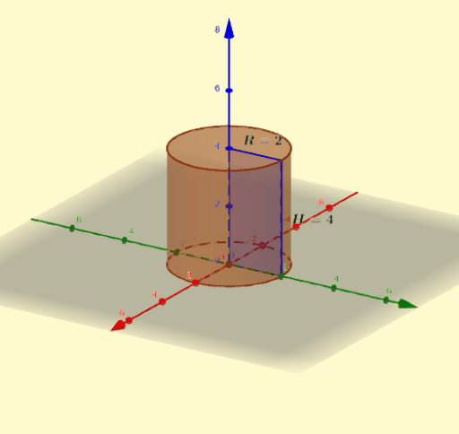 Volume maximo de cilindro xerado con cartolina retangular de perimetro ...