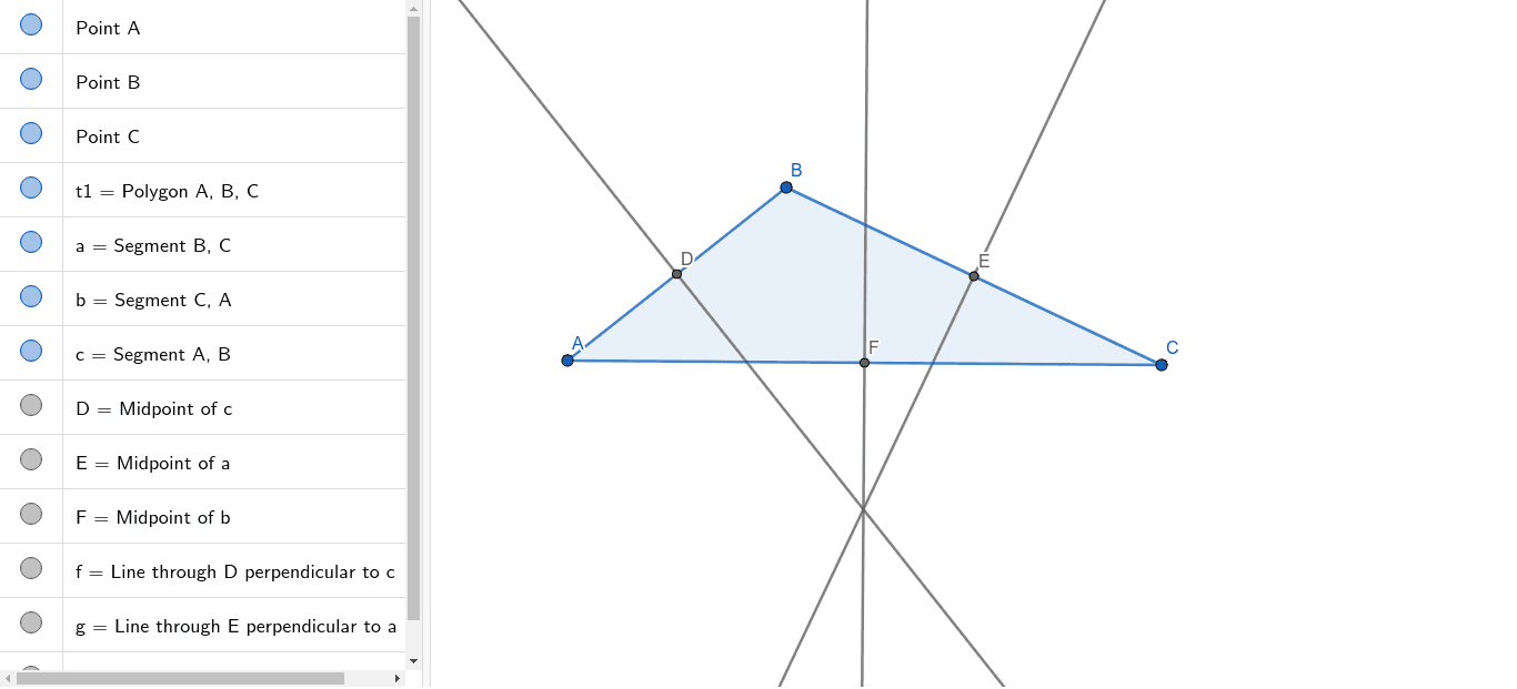 Circumcenter Of An Obtuse Triangle
