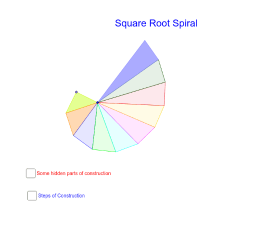 Square Root Spiral – GeoGebra