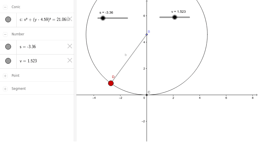 pendulo simulacion – GeoGebra