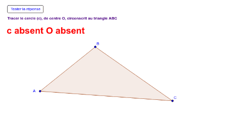 Cercle circonscrit – GeoGebra