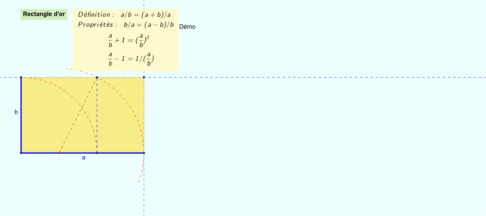 Rectangle d'or – GeoGebra