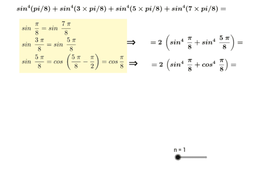 Trigonometrikus egyenlet – GeoGebra