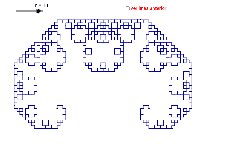 Curva de Levy – GeoGebra