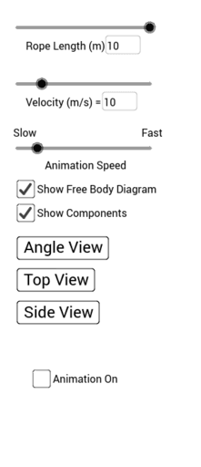 Conical Pendulum 3D – GeoGebra