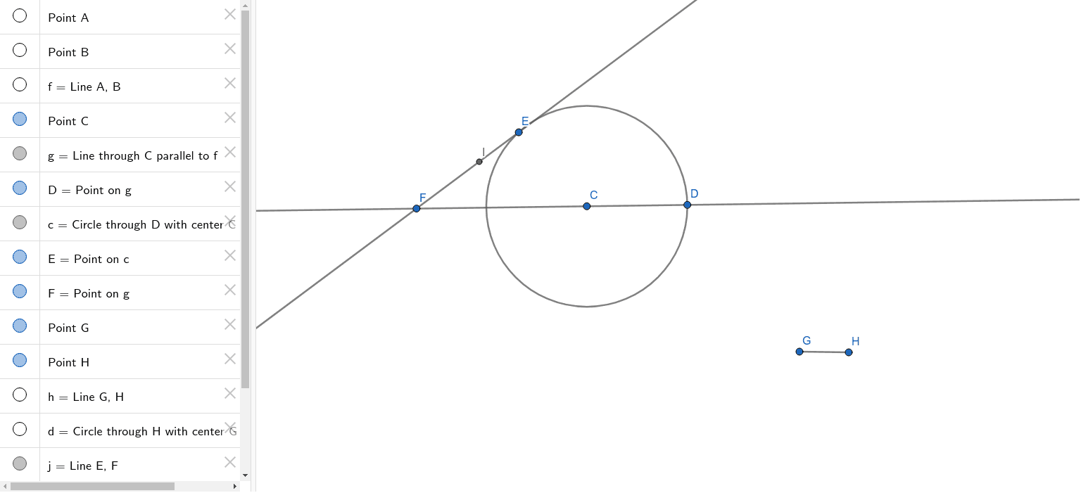 Nice dynamic geometry – GeoGebra