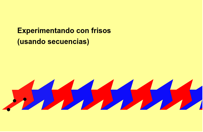 Experimentando con frisos – GeoGebra