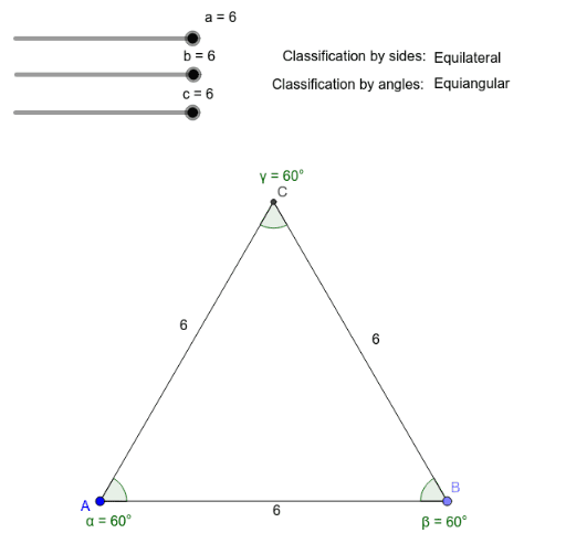Classifying Triangles – GeoGebra