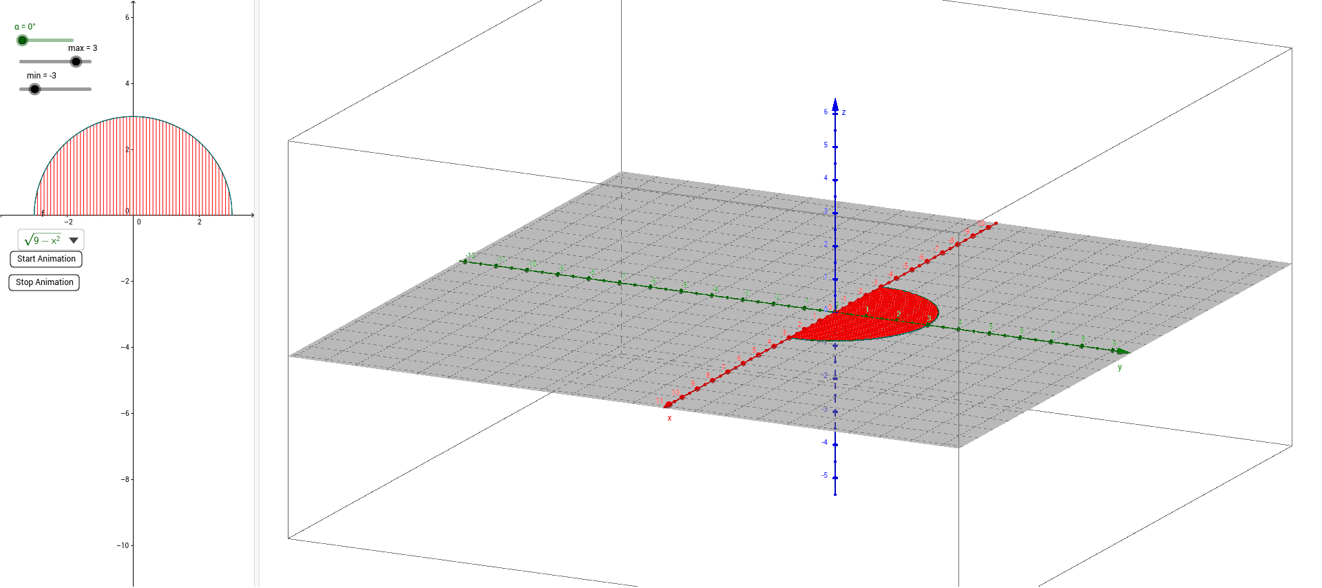 Rotating Semicircle – GeoGebra