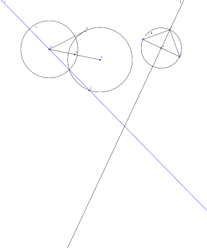 Secant line through external point such that endpoint of chord is ...